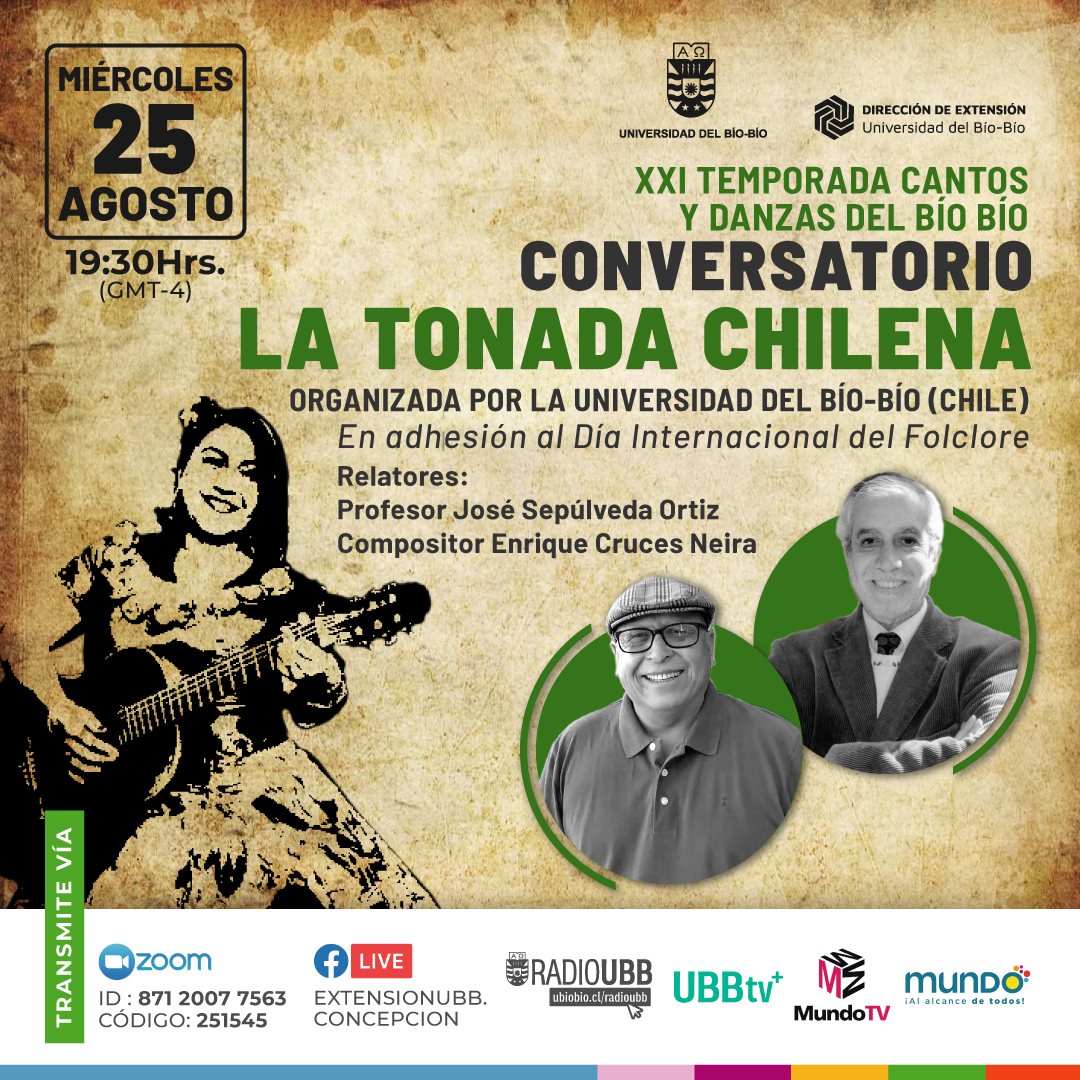 Conversatorio LA TONADA CHILENA – Las Tertulias de Juana Manuela