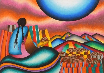 ROBERTO MAMANI MAMANI: EL ARTISTA DEL COLOR EN PERMANENTE EXPLOSIÓN ...